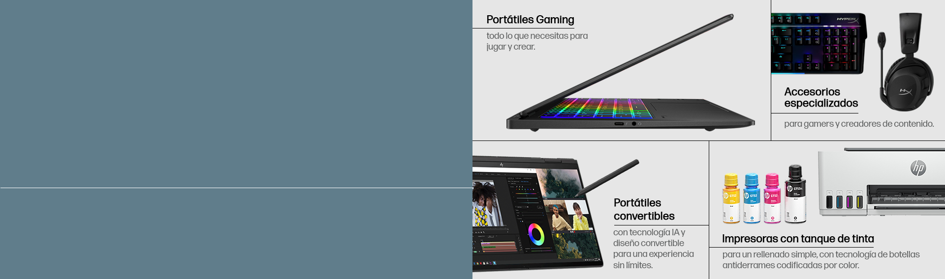 Portátiles, Desktops, Impresoras, Monitores, Tinta, Tóner y Accesorios ...